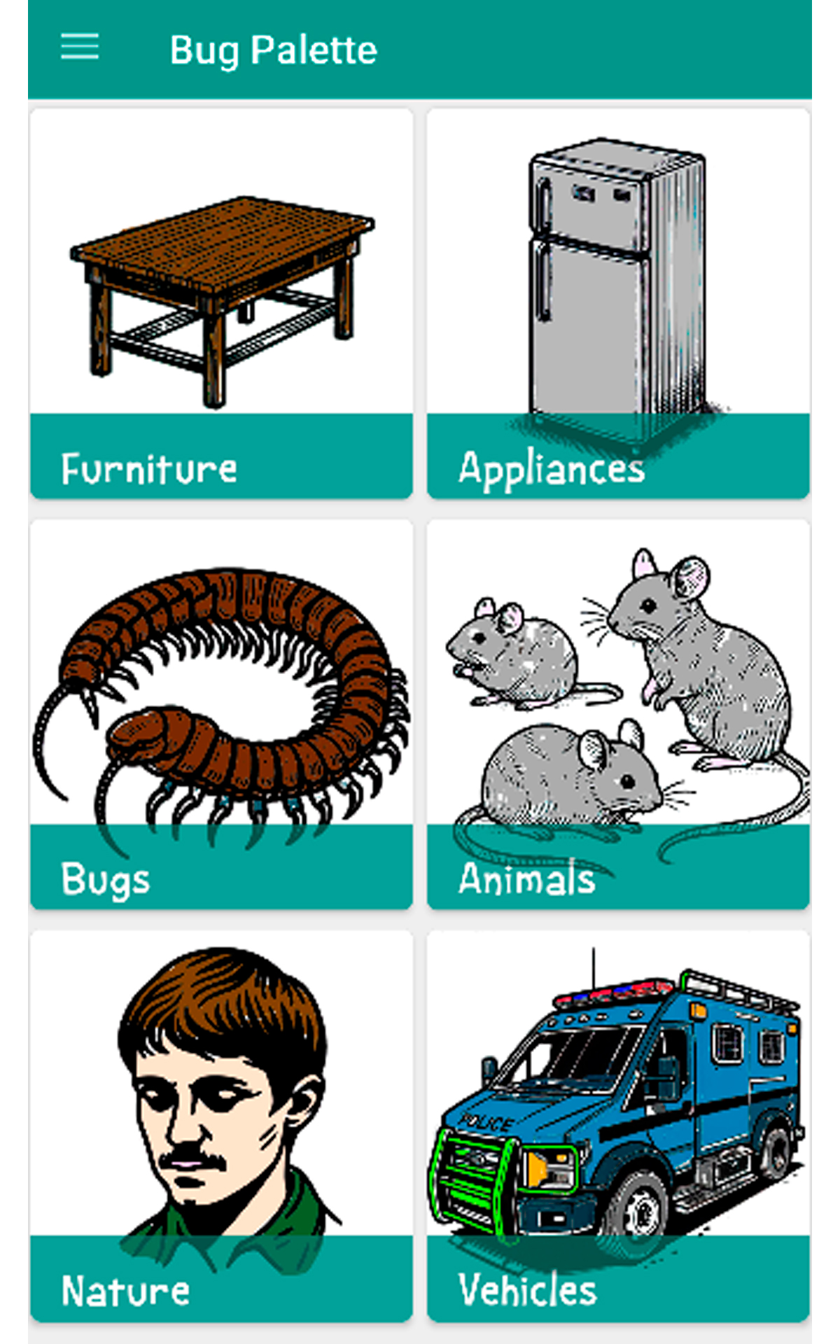Bug Palette - App on Amazon Appstore