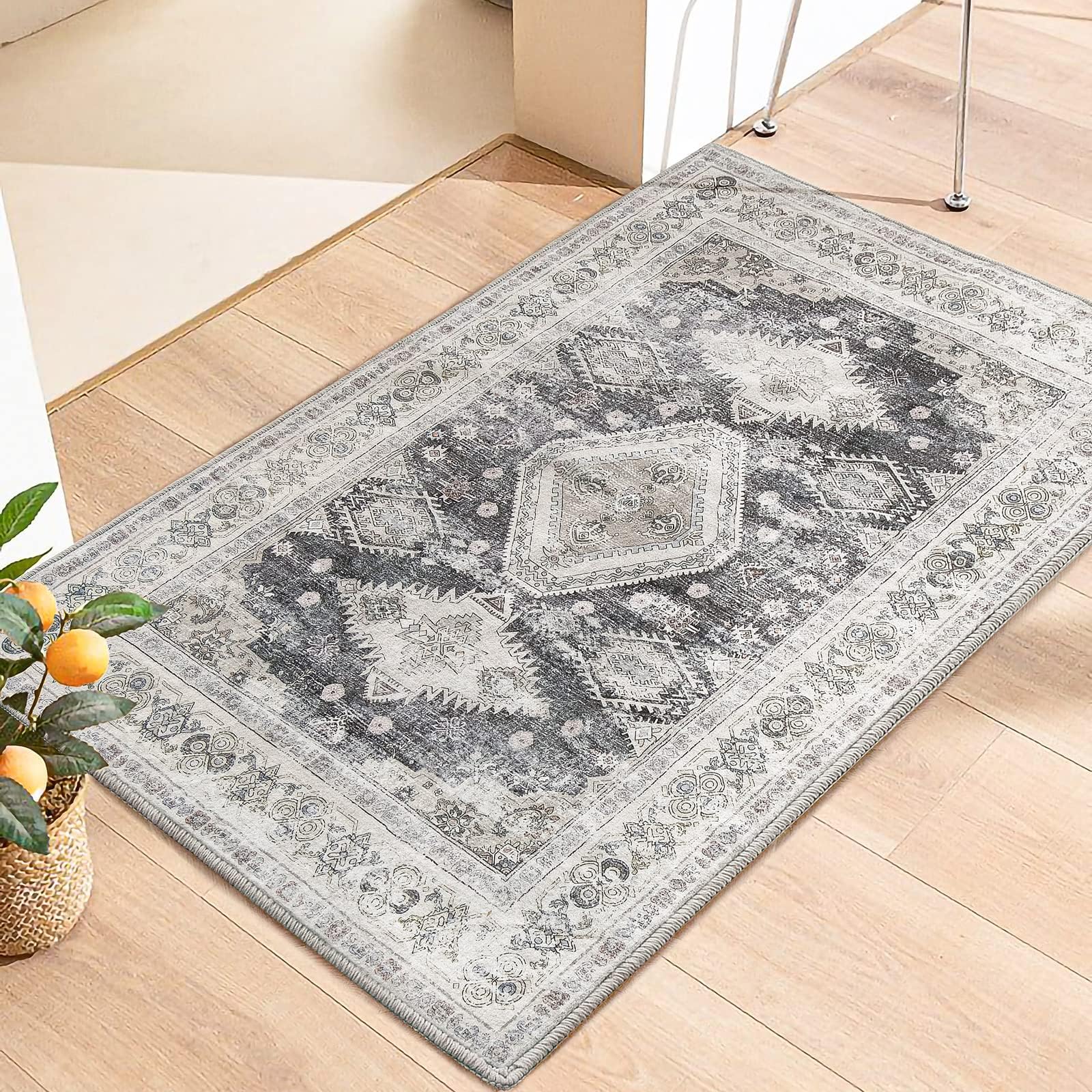 Amazon.com: GENIMO Area Rug 2x3 Doormat, Machine Washable Low Pile Rugs ...