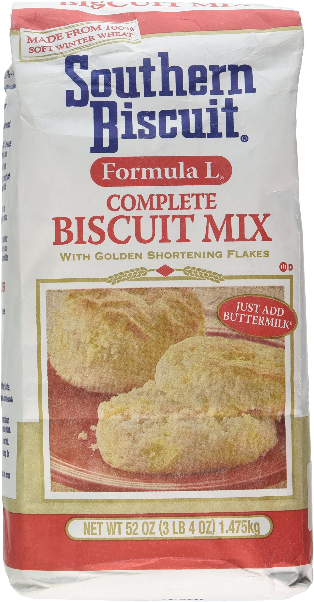 Amazon.com : Southern Biscuit Formula L Biscuit Mix, 3.25 LBS : Biscuit ...