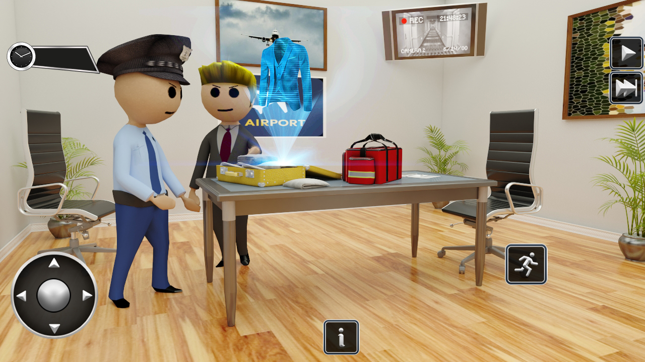 Stickman Airport Security Scanner Manager: Airport Games Free for Kids ...