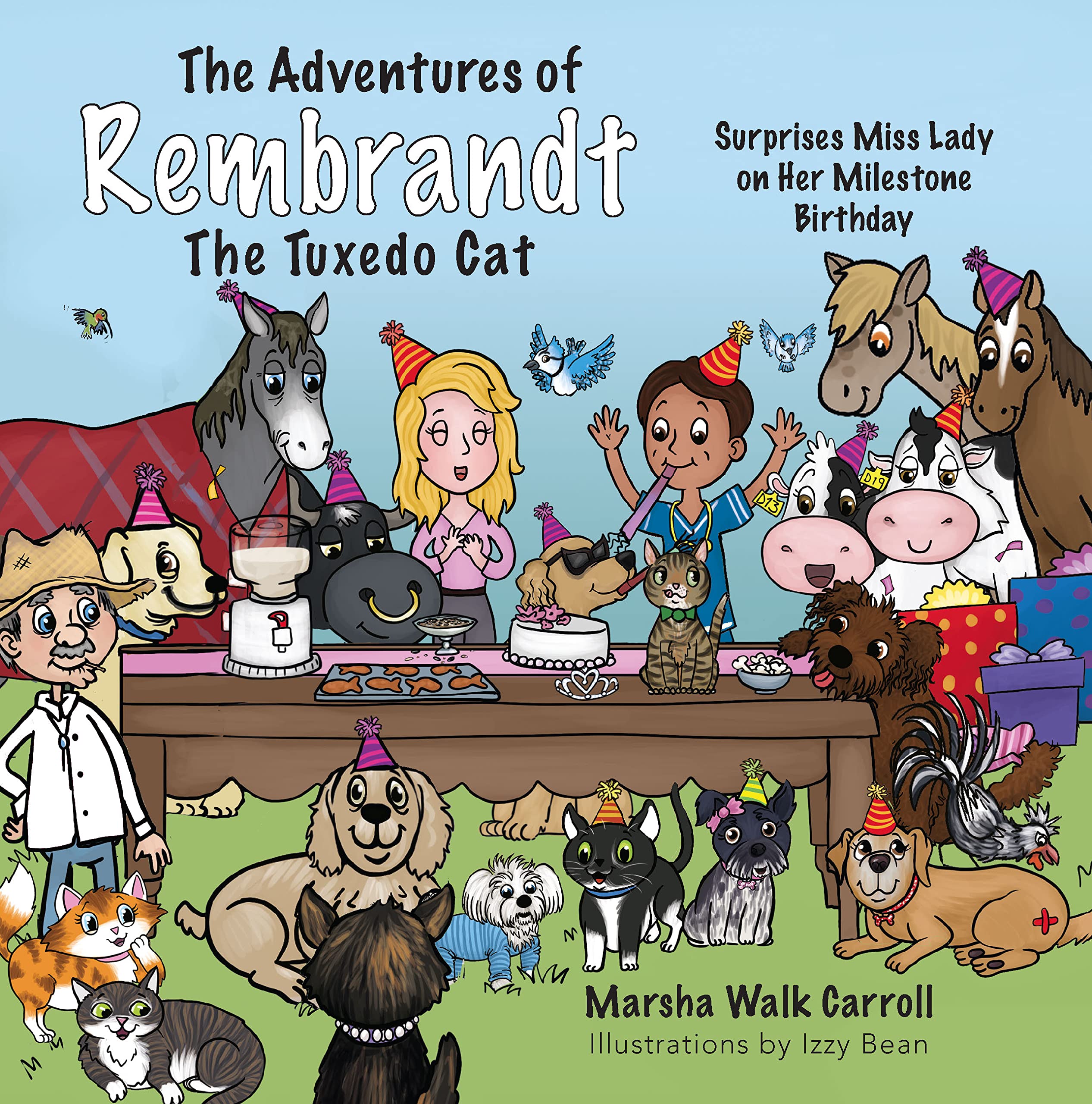 The Adventures of Rembrandt the Tuxedo Cat: Surprises Miss Lady on her ...