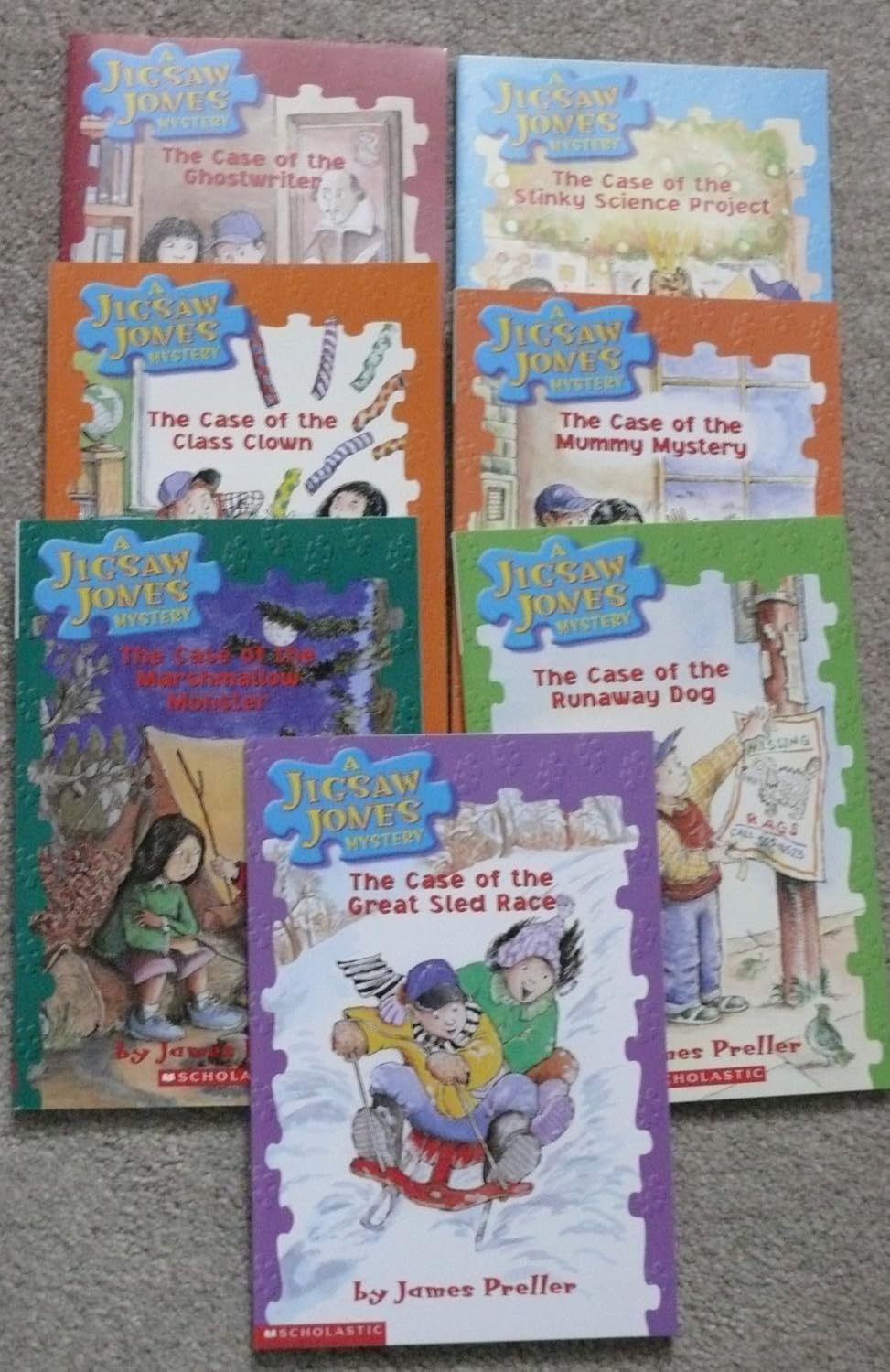 Jigsaw Jones Mystery Books 6 - 12: James Preller: Amazon.com: Books