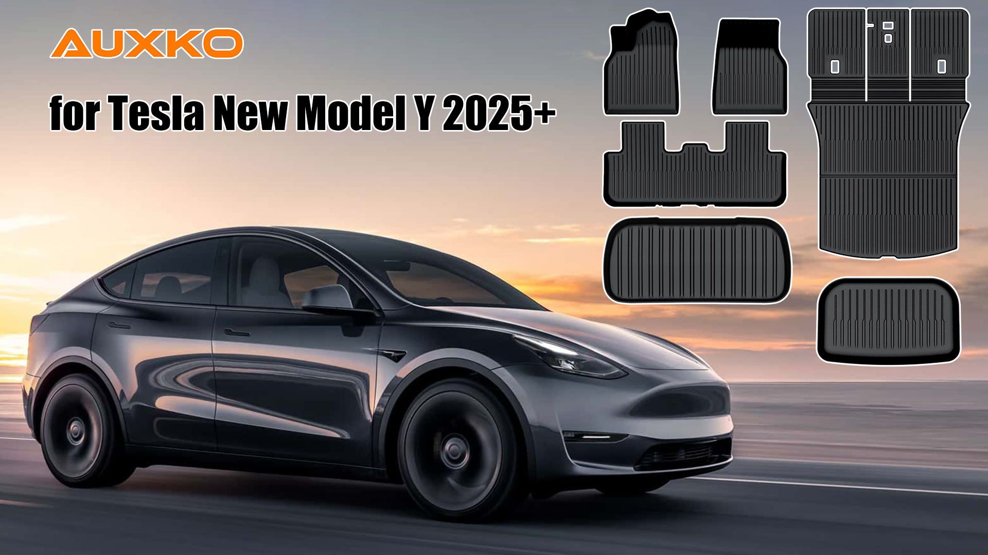 Odorless Tesla Accessories AUXKO All Weather S For 2025 Tesla Model Y ...