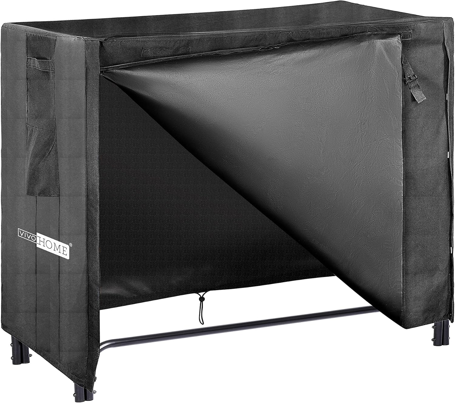 Amazon.com: VIVOHOME 5ft Waterproof Log Rack Cover, Heavy Duty 600D ...