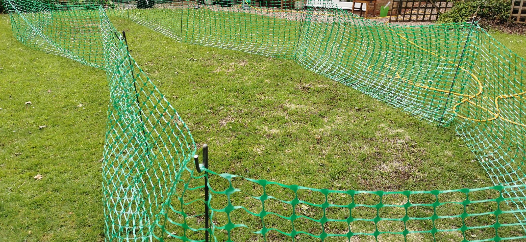 Green Plastic Barrier Mesh Temporary Fence Safety Fencing Standard ...