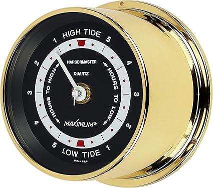 Amazon.com: MaXimum Inc. Harbormaster East Coast Tide Clock – Nautical ...