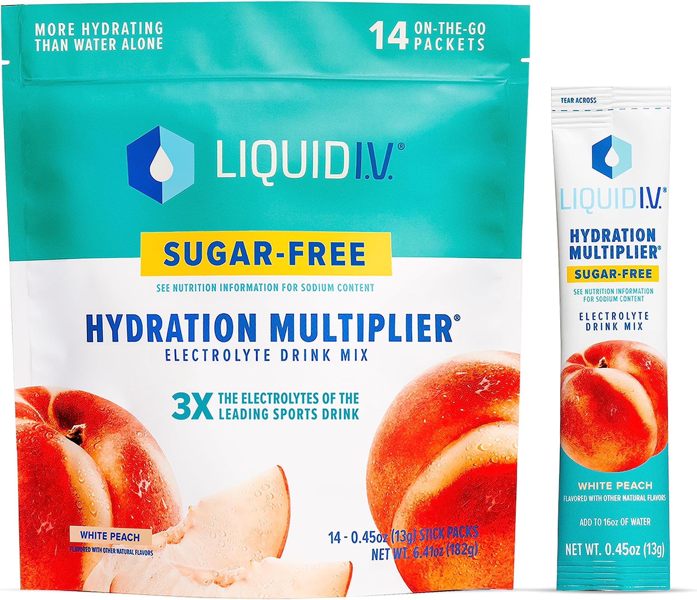 Amazon.com: Liquid I.V. Hydration Multiplier, 30 Individual Serving ...