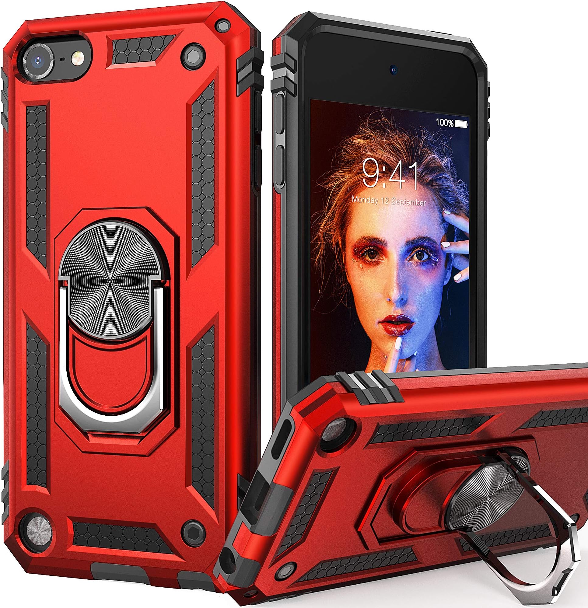 Amazon.com: iPod Touch 7 Case,iPod Touch 6 Case with Car Mount,Cyberowl ...