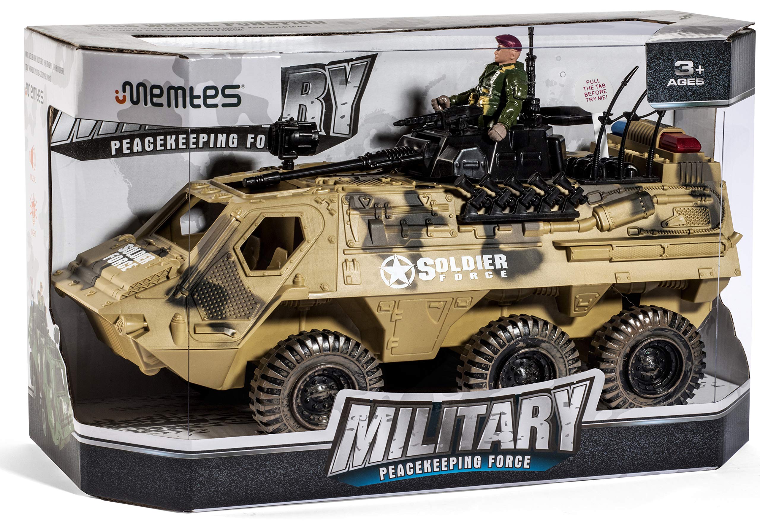 Buy Memtes Military Fighter Army Truck Tank Toy, Mini Motorcycle, Mini ...