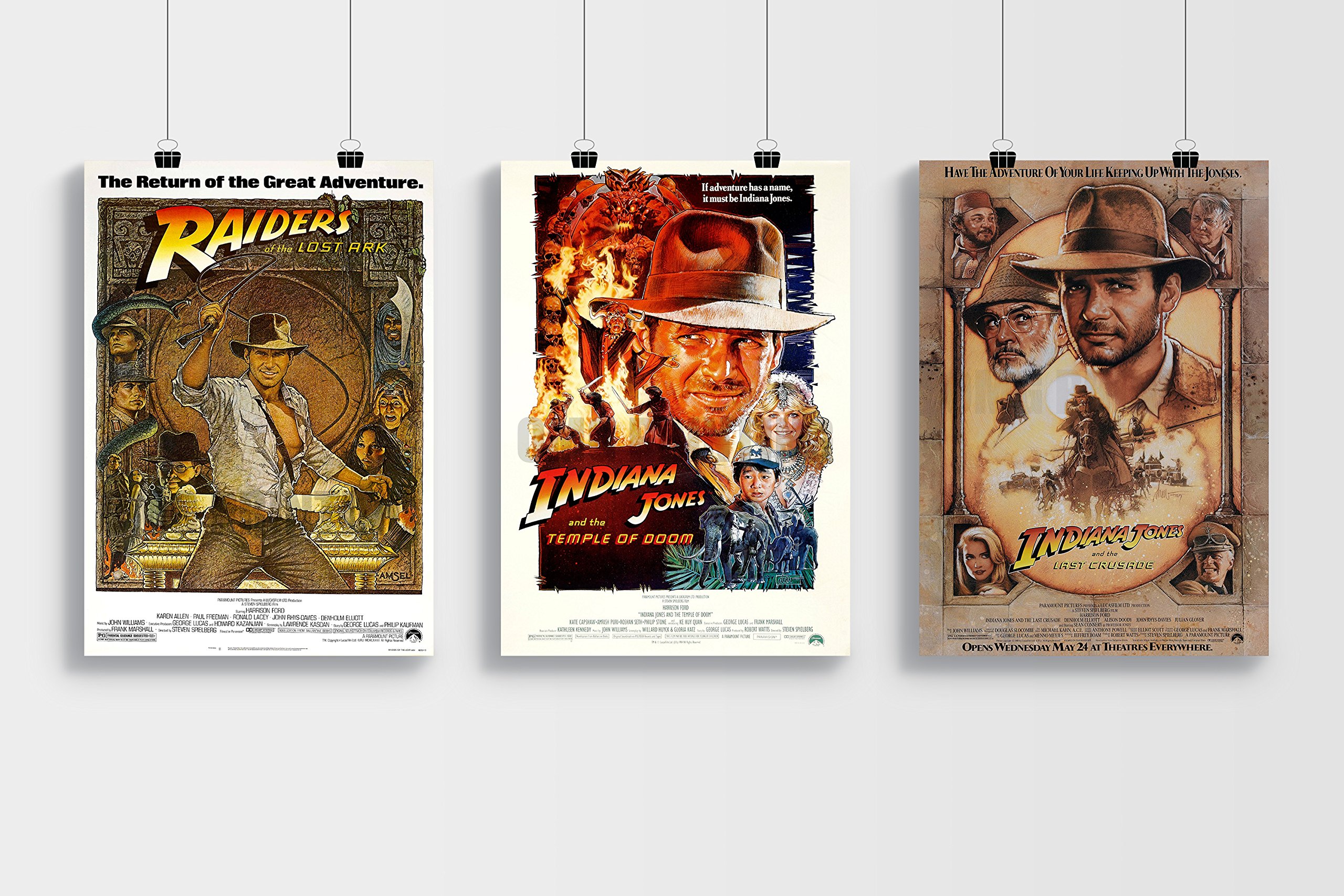 Indiana Jones Trilogy Poster