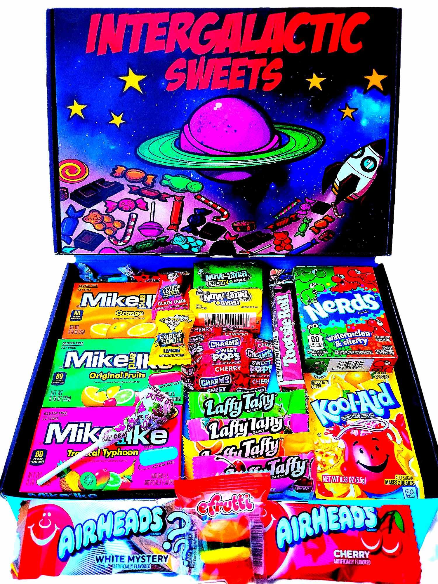 Buy Intergalactic SweetsAmerican Candy Gift Box | Classic Retro USA ...