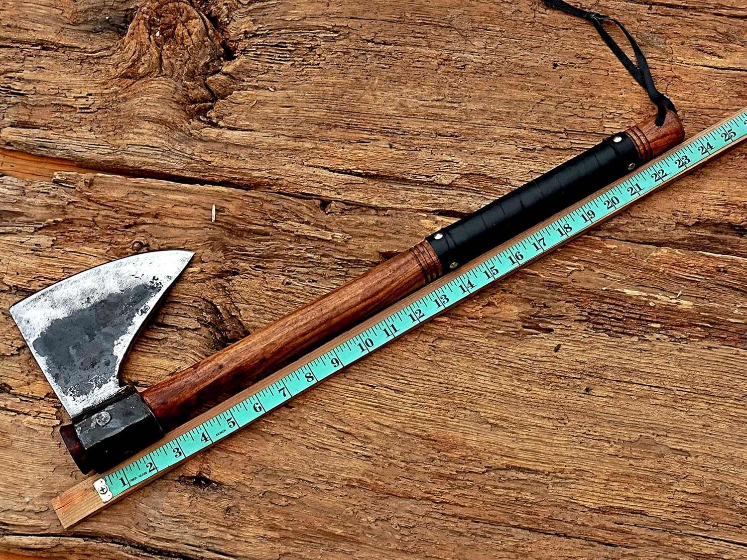 Amazon.com : Functional Carbon Steel Axe, 24 inch Axe with Rose Wood ...