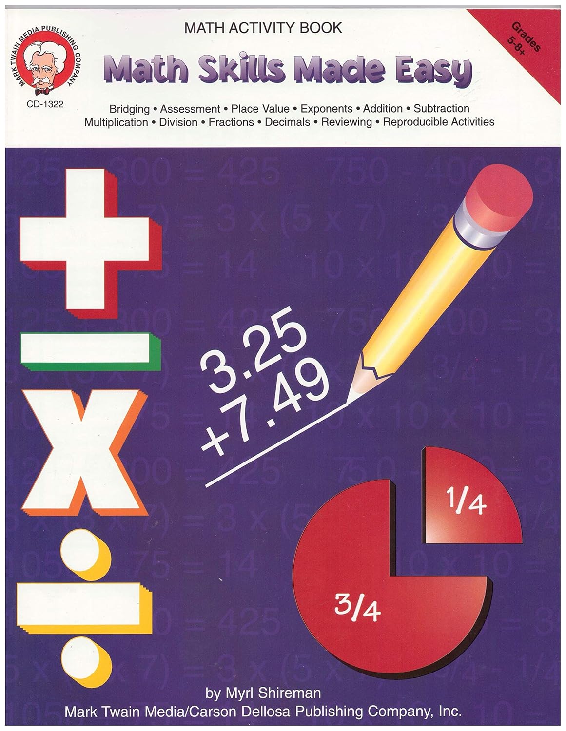 Amazon.com: Math Skills Made Easy: 9781580370943: Shireman, Myrl: Books