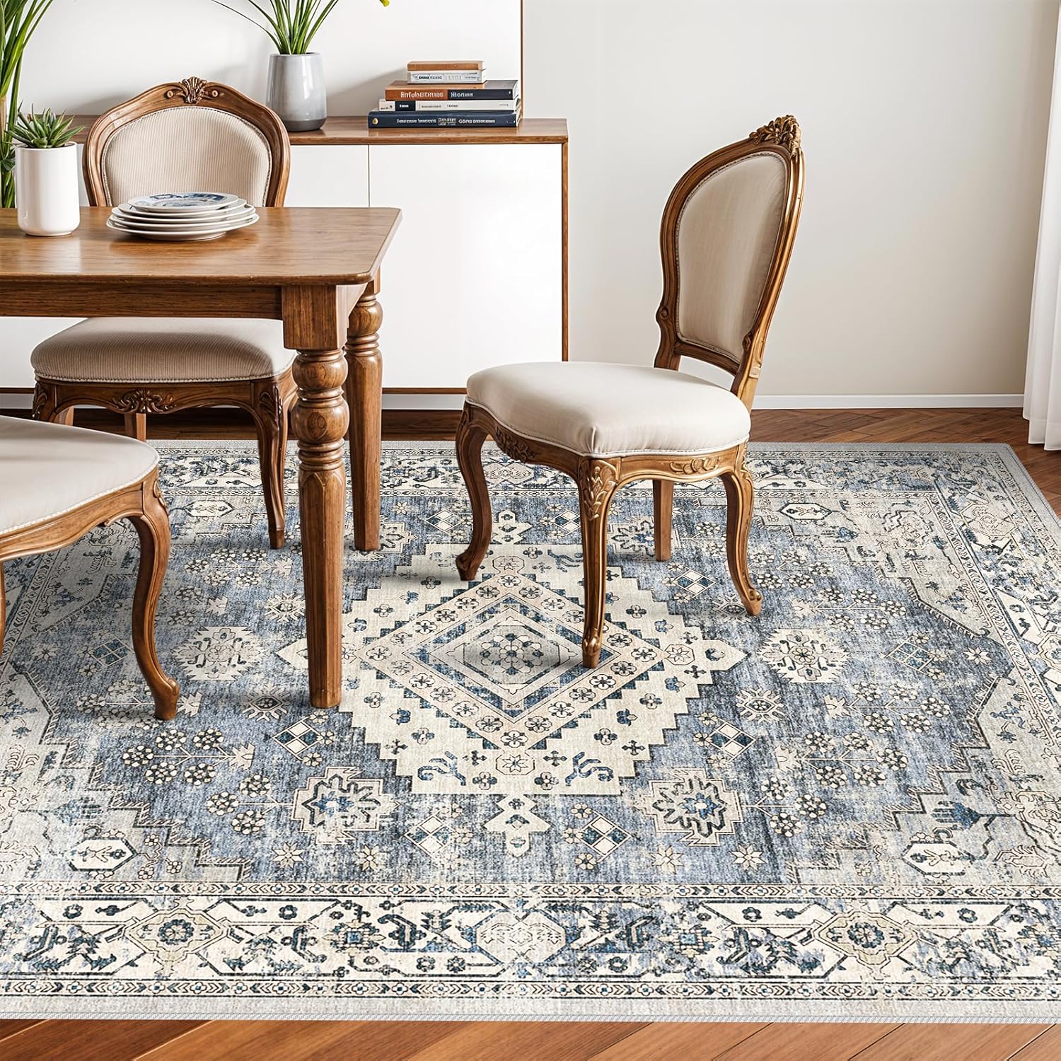 Amazon.com: 8x10 Washable Vintage Area Rugs: Living Room Apartment ...