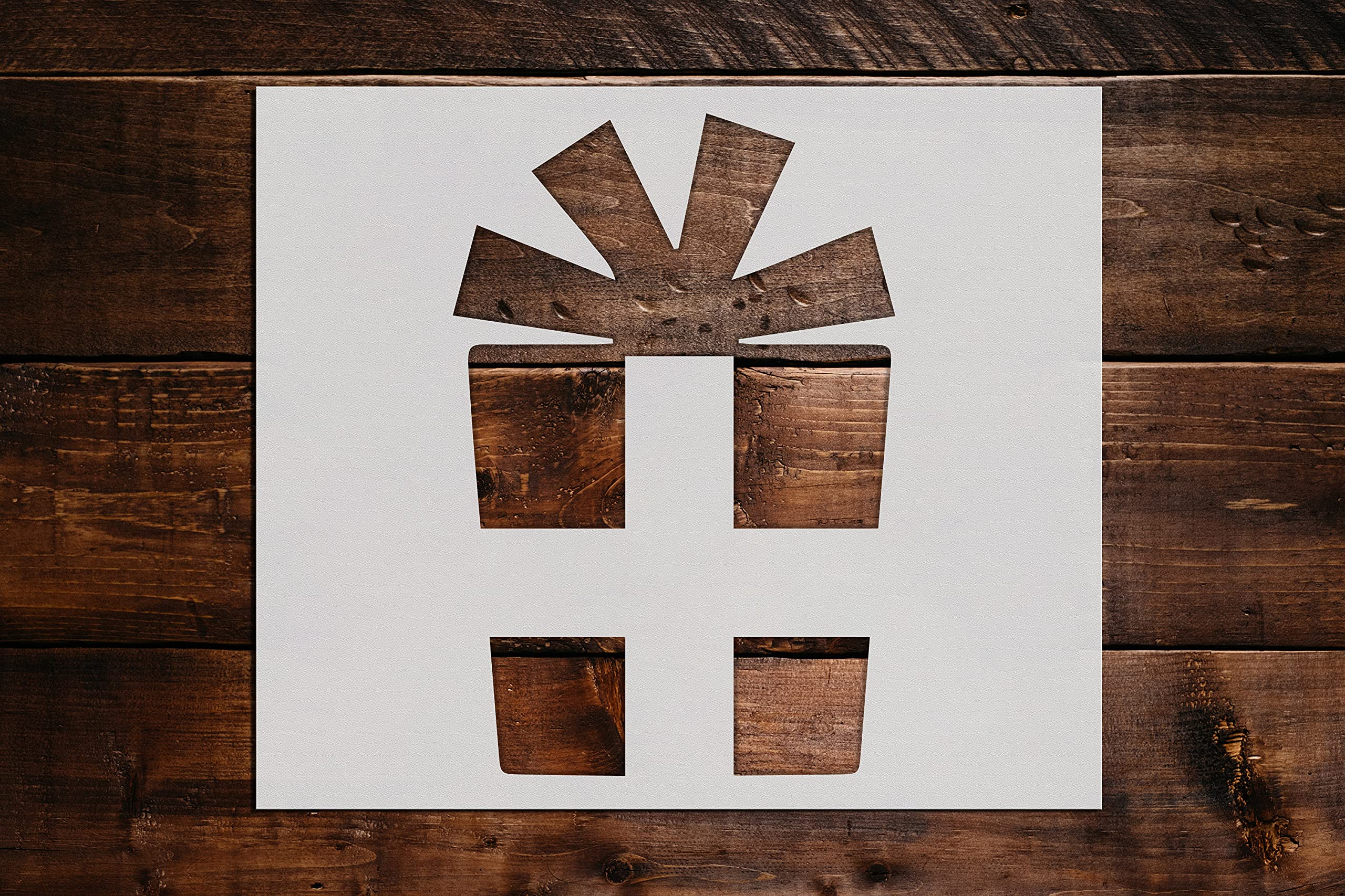 Christmas Present Stencil