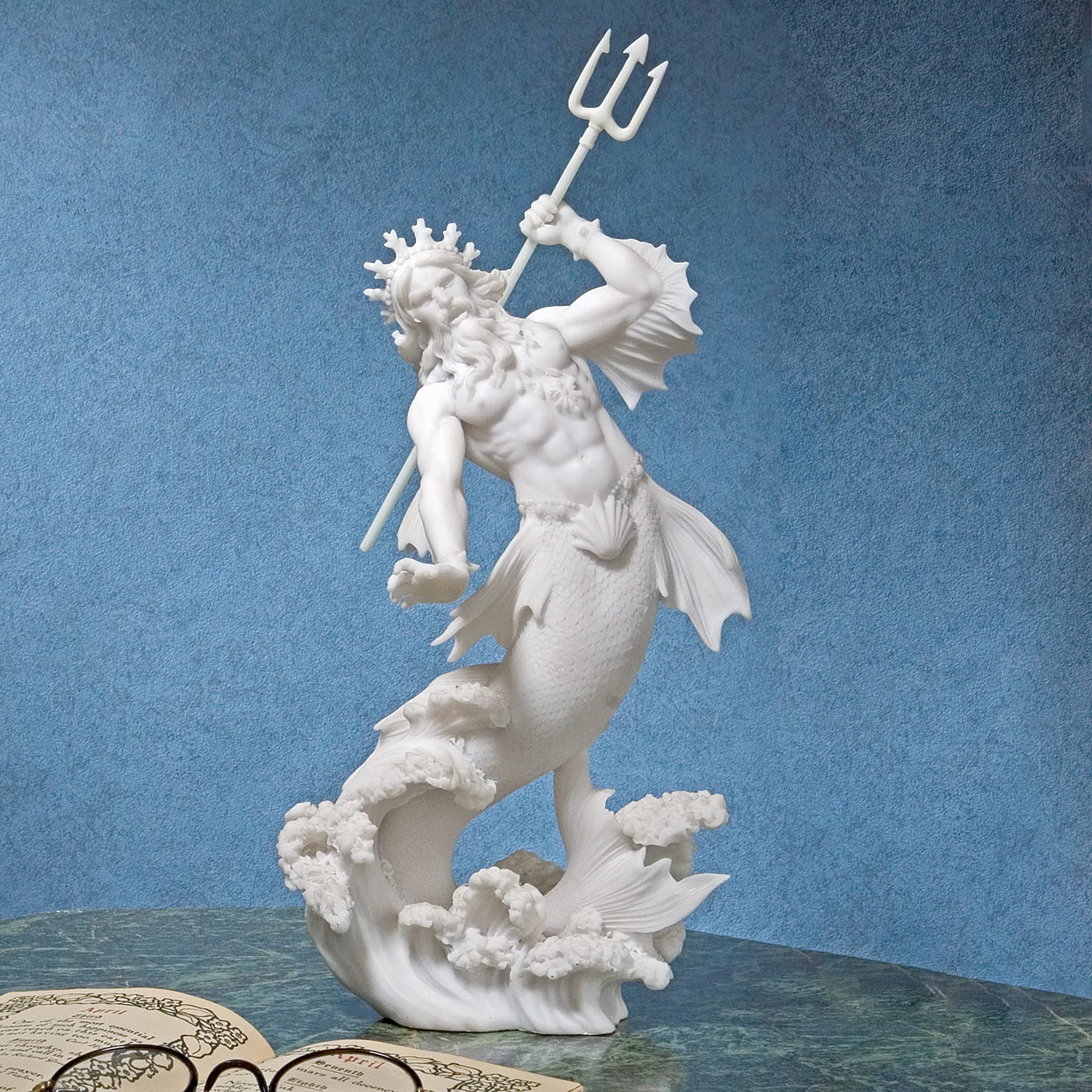 Triton Greek God Statue Design Toscano Triton, God Of The Sea Bonded