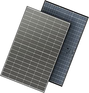 Amazon.com : JJN Bifacial 400 Watt Solar Panel, N-Type 16BB 400W Solar Panels, 25% High ...