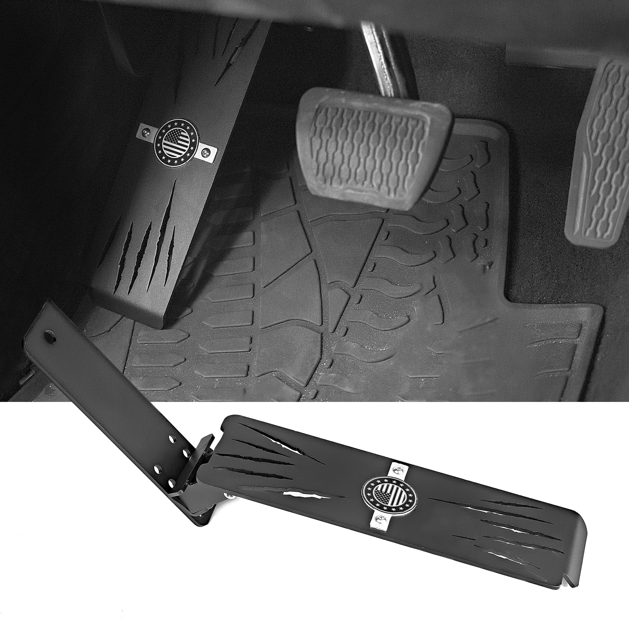 Amazon.com: NKCELL POWER Dead Pedal Driver Left Foot Rest Pedal Left ...