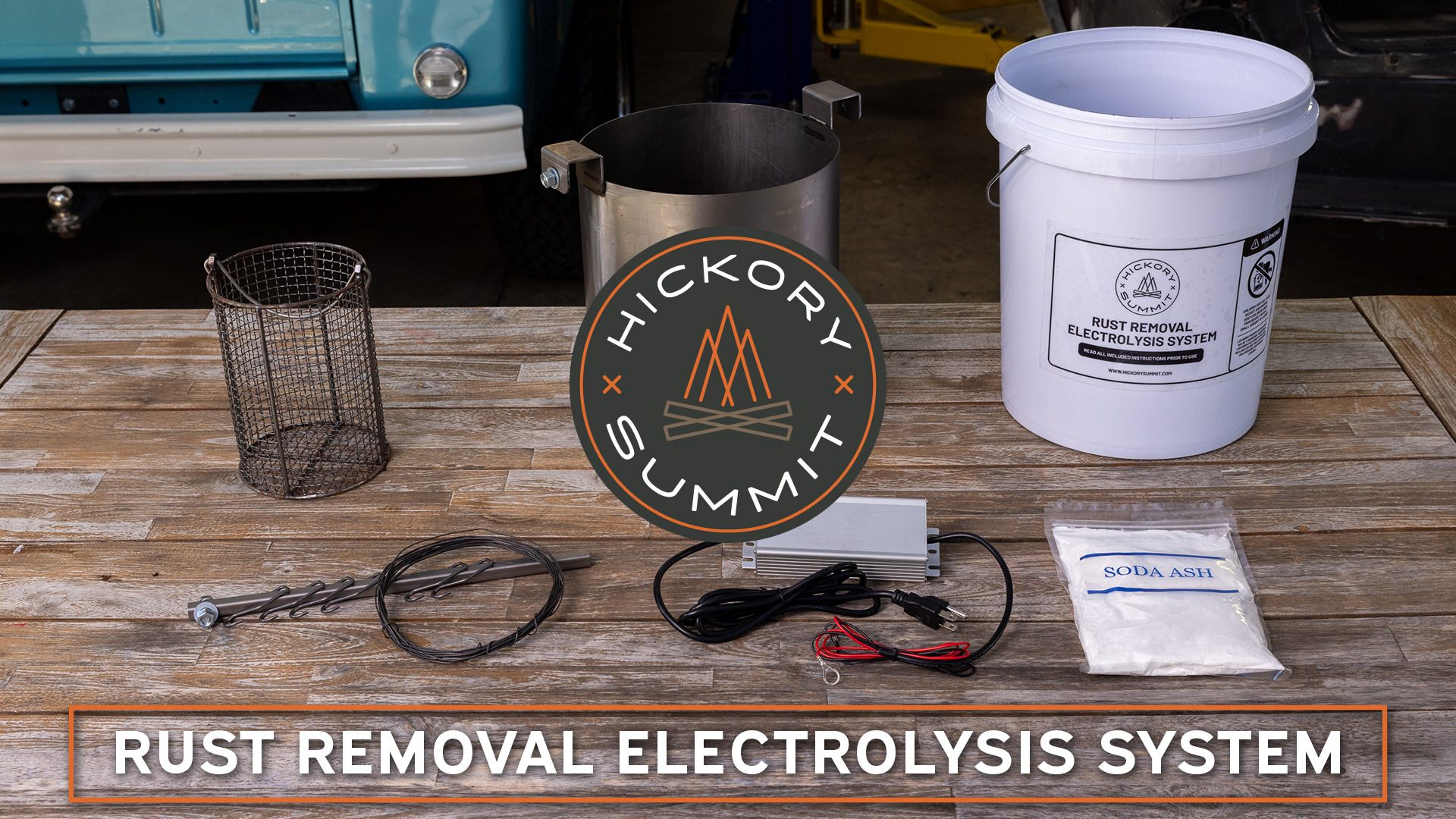Electrolytic Rust Removal Electrolysis Rust Removal! One Day Build!