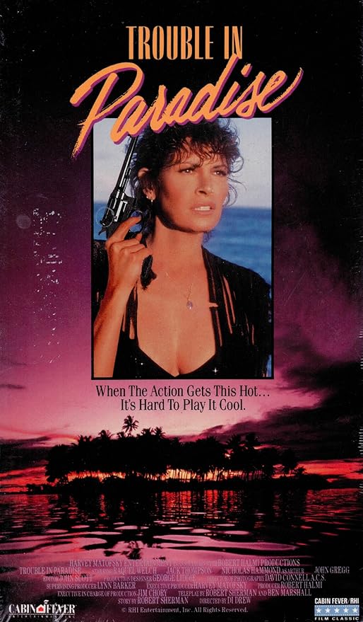 Trouble in Paradise [VHS] : Raquel Welch, Jack Thompson, Nicholas ...