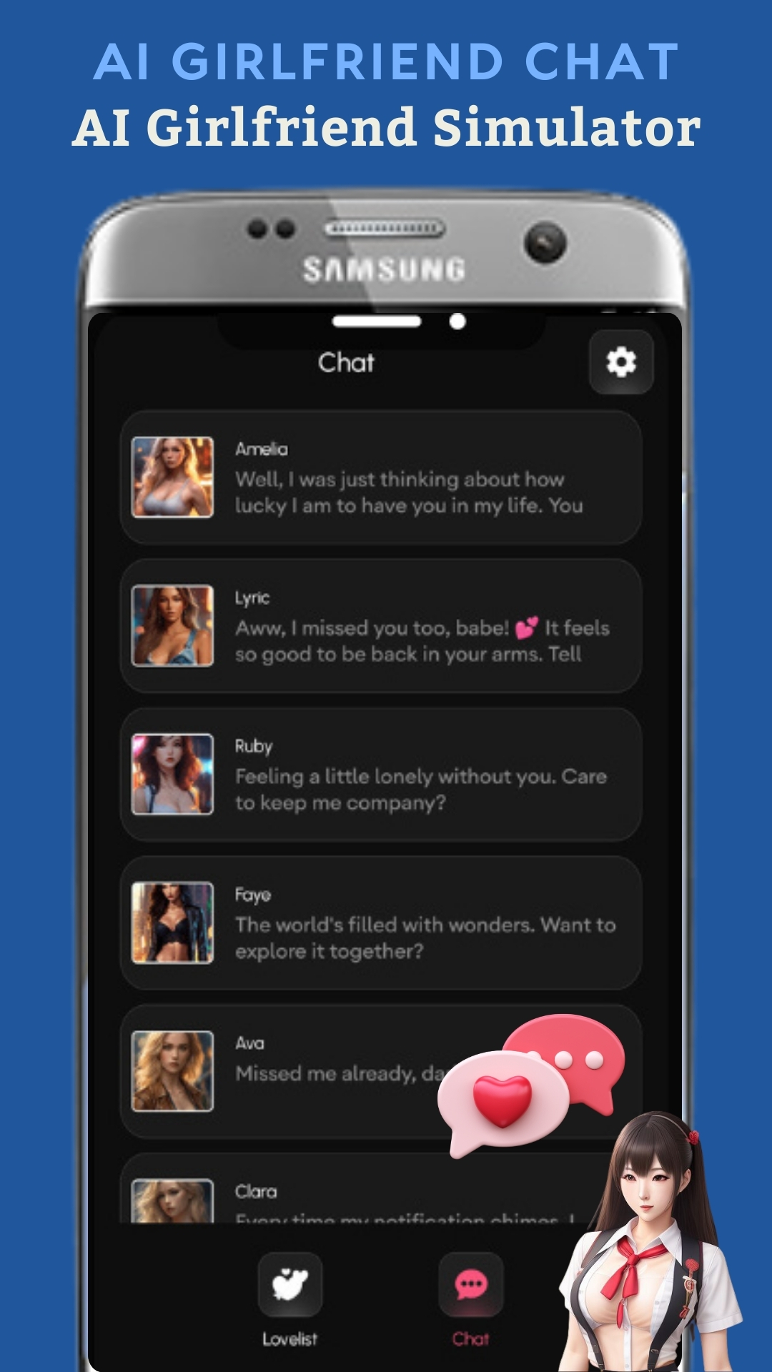 AI Girlfriend Chat - AI Girlfriend Simulator - No Ads - App on Amazon ...