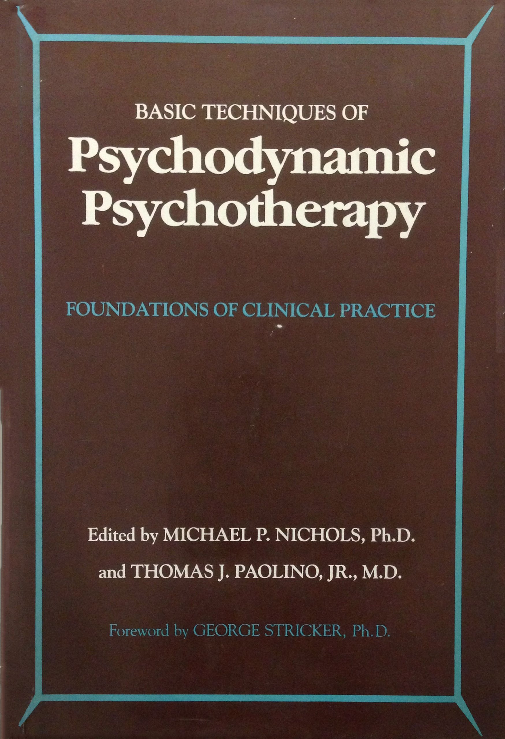 The Basic Techniques of Psychodynamic Psychotherapy: Foundations of ...