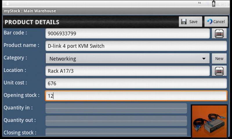 myStock Inventory Manager - App on Amazon Appstore