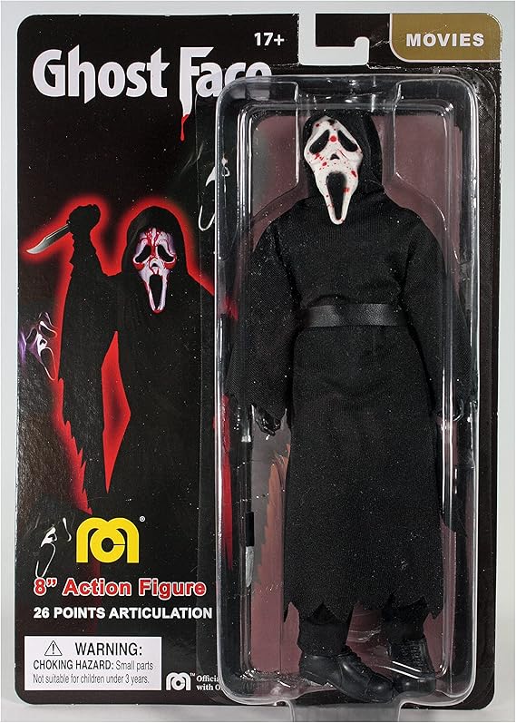 Mego 8" Blood Splatter Ghostface Action Figure, Age 17+ Years Old ...