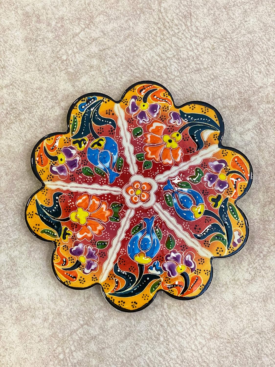 Trivet Lemon latest blue 7 05 inches