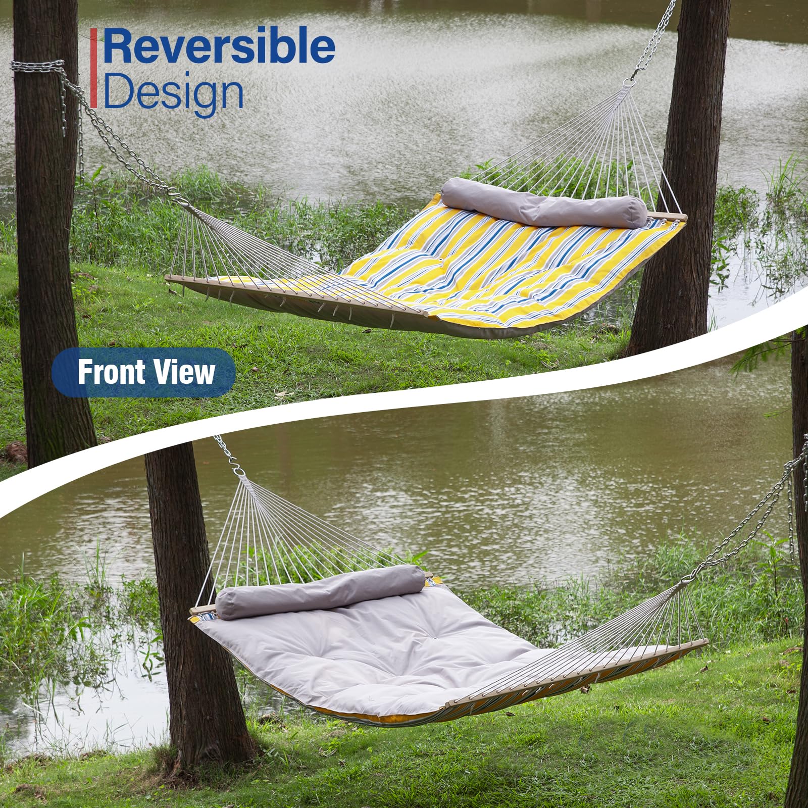 Snapklik.com : Backyard Expressions Extra Padded Reversible Quilted ...