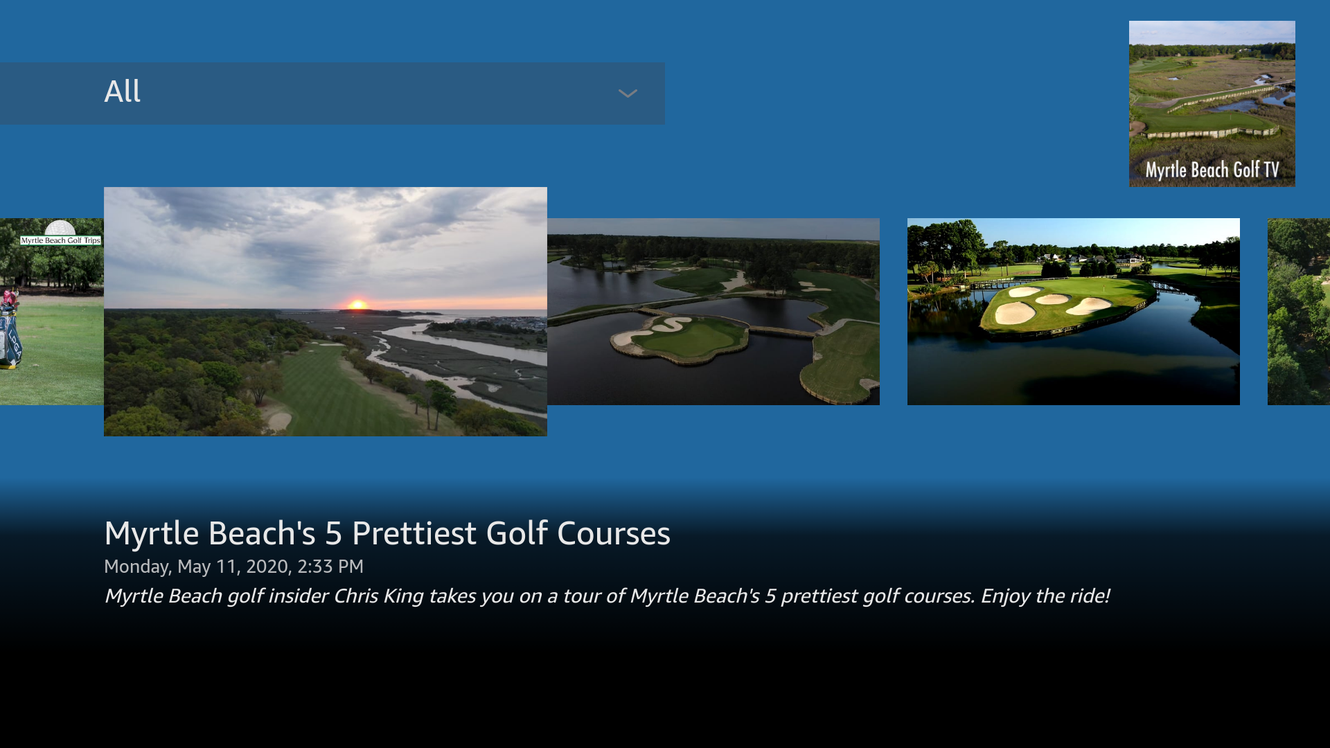 Myrtle Beach Golf TV - App on Amazon Appstore