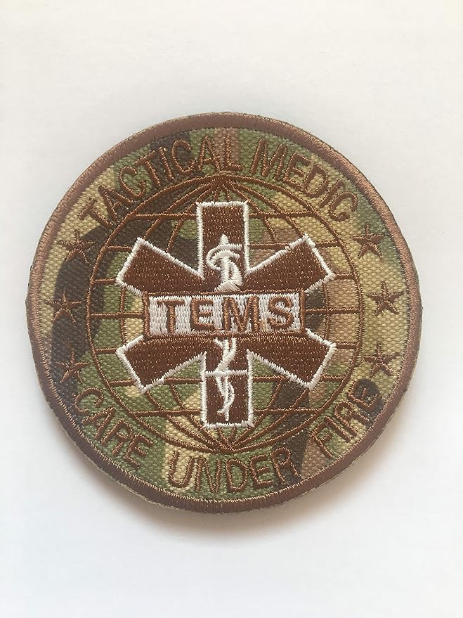 Amazon.com: Tactical Medics Team EMS TEMS Paramedic Logo Care Under ...