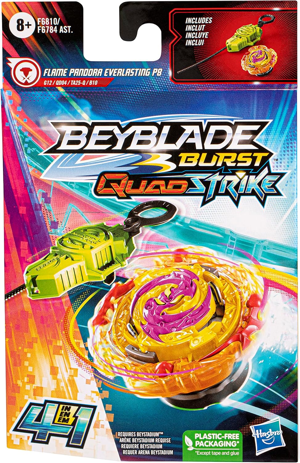Beyblade Burst QuadStrike Flame Pandora Everlasting P8 Spinning Top ...