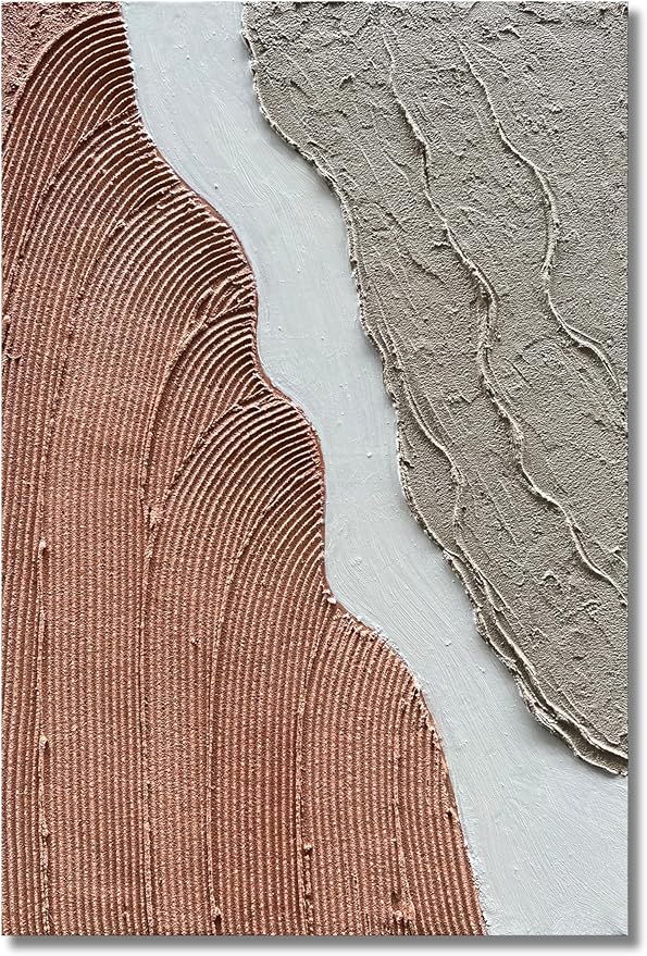 Amazon.com: Limiyer Hand Painted Abstract Thick Texture Art Oil ...