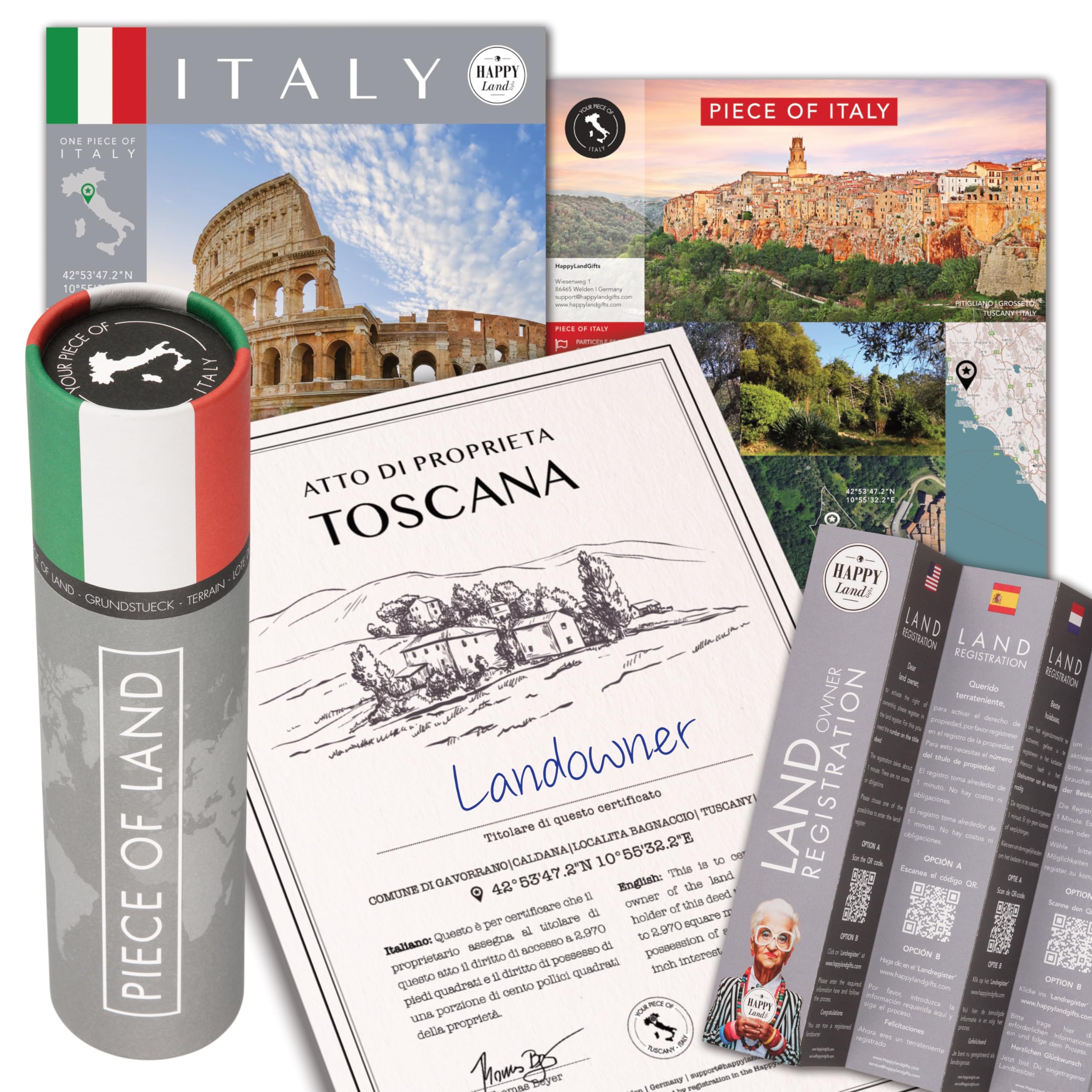 Snapklik.com : Happylandgifts Piece Of Tuscany (Italy) Gift Box