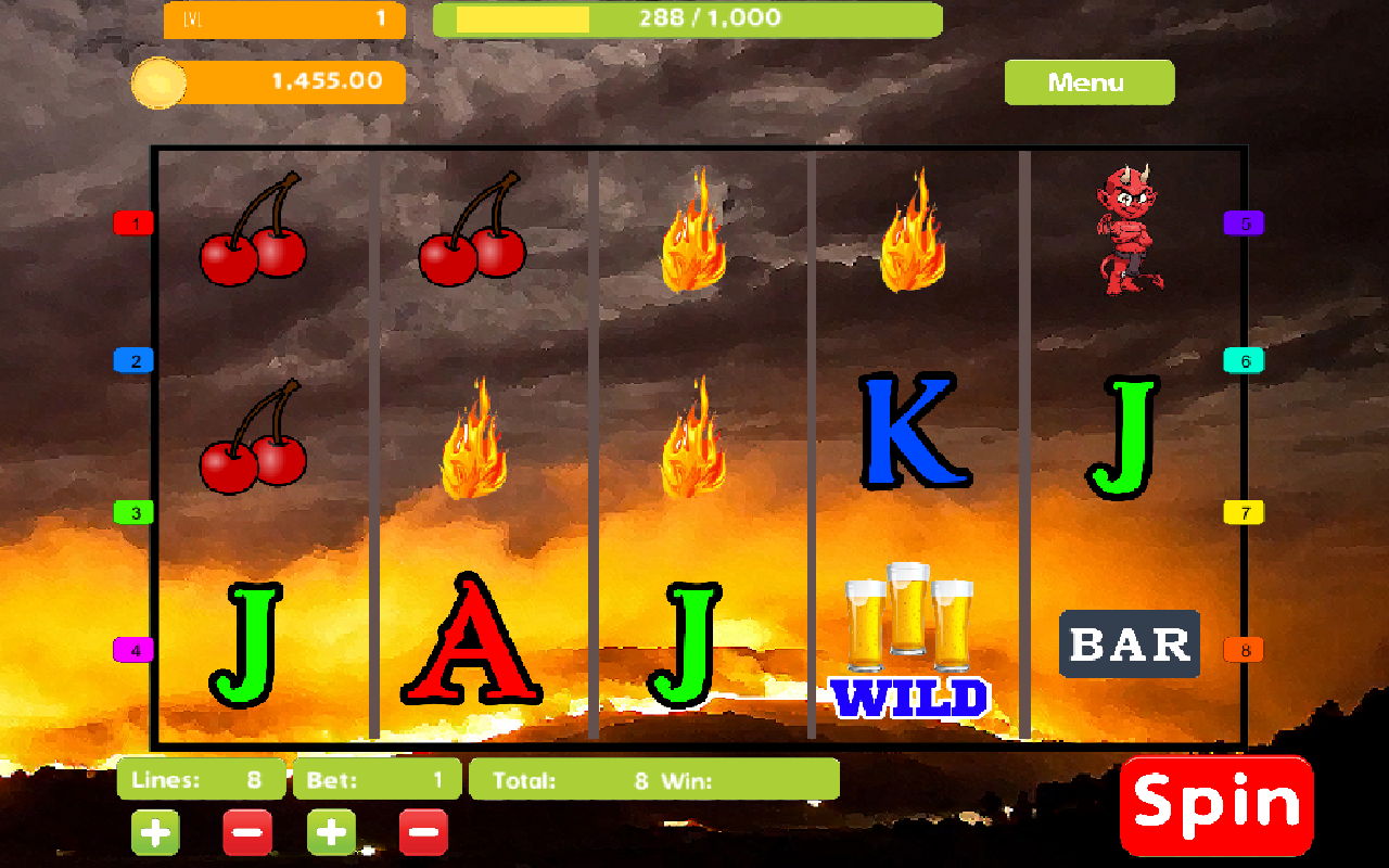 Triple 777 Hot and Trouble Wild Spin Diamond Lucky Progressive Jackpot ...