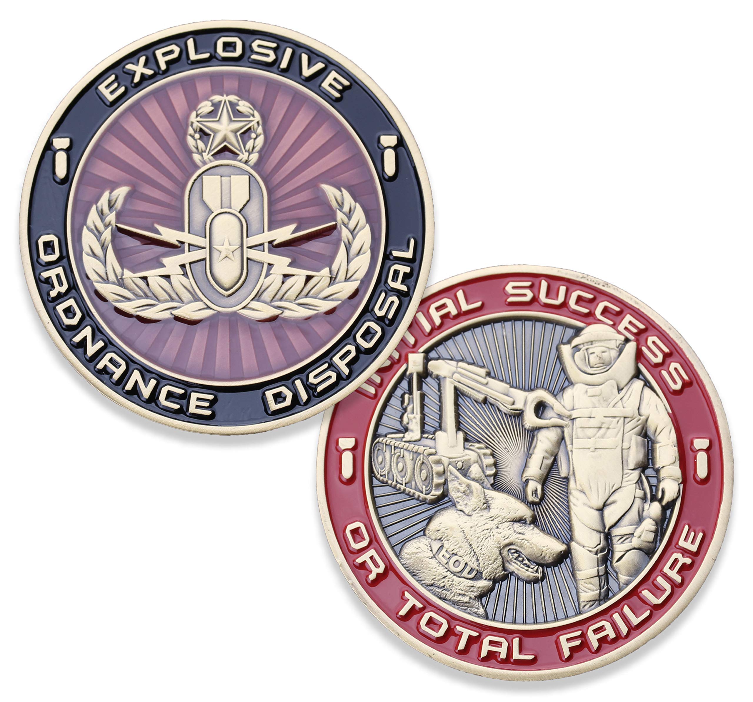 Buy EOD Challenge Coin - Explosive Ordnance Disposal Coin - Designed by ...