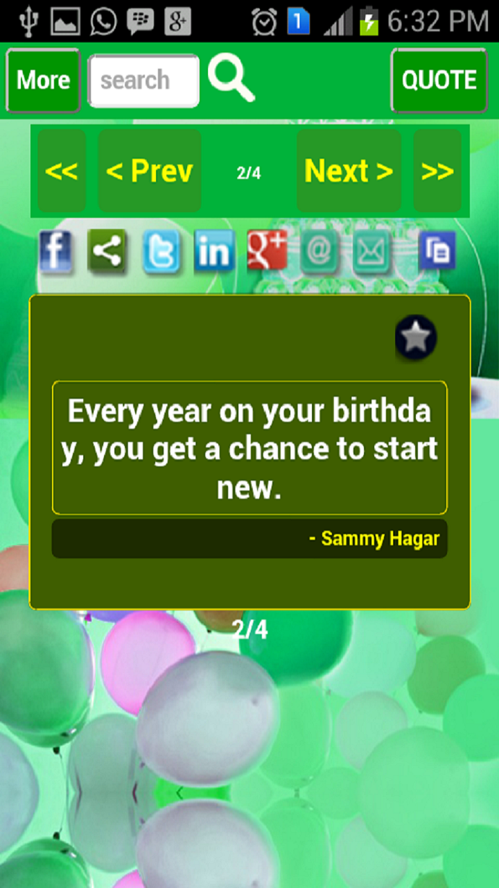 Birthday Quotes - App on Amazon Appstore