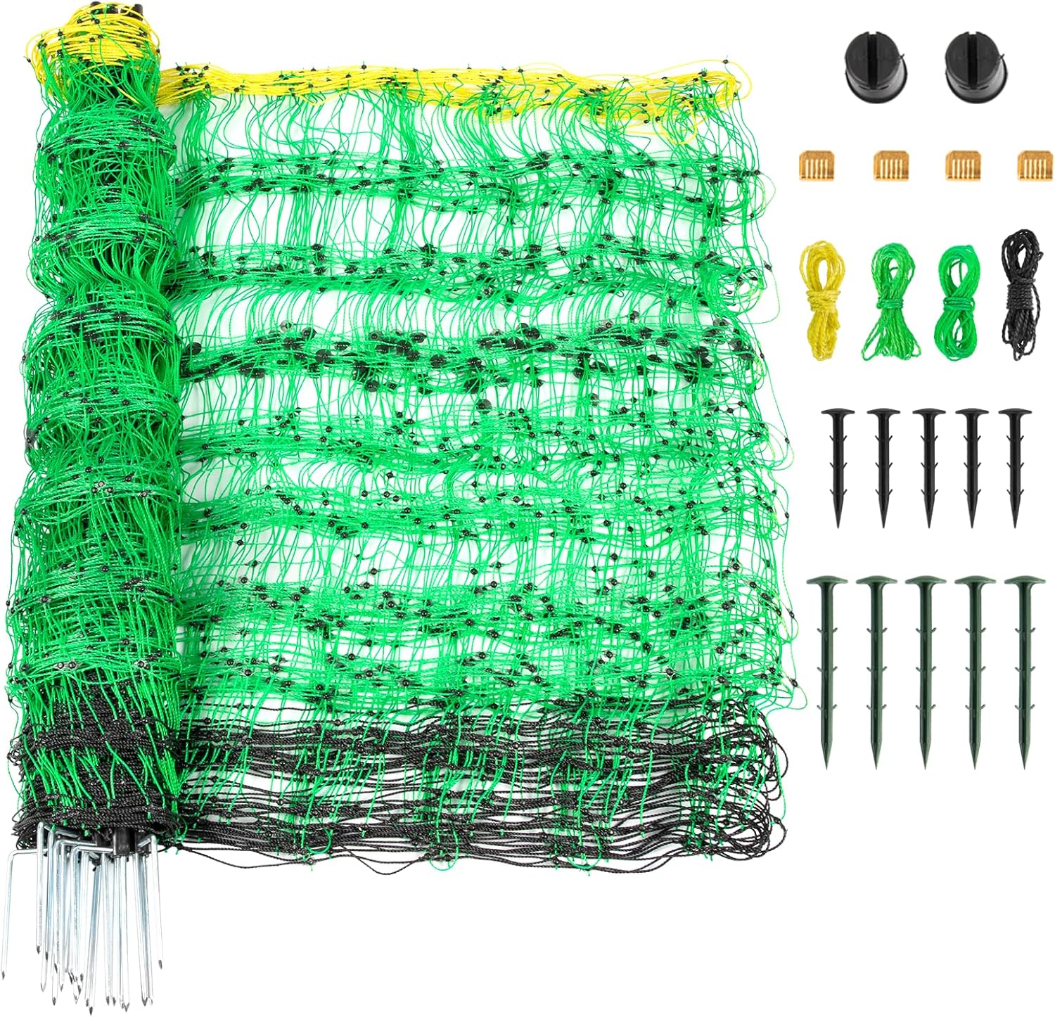 Amazon.com : Electric Fence Netting, 49.6" H x 164' L, PE Net Fencing ...