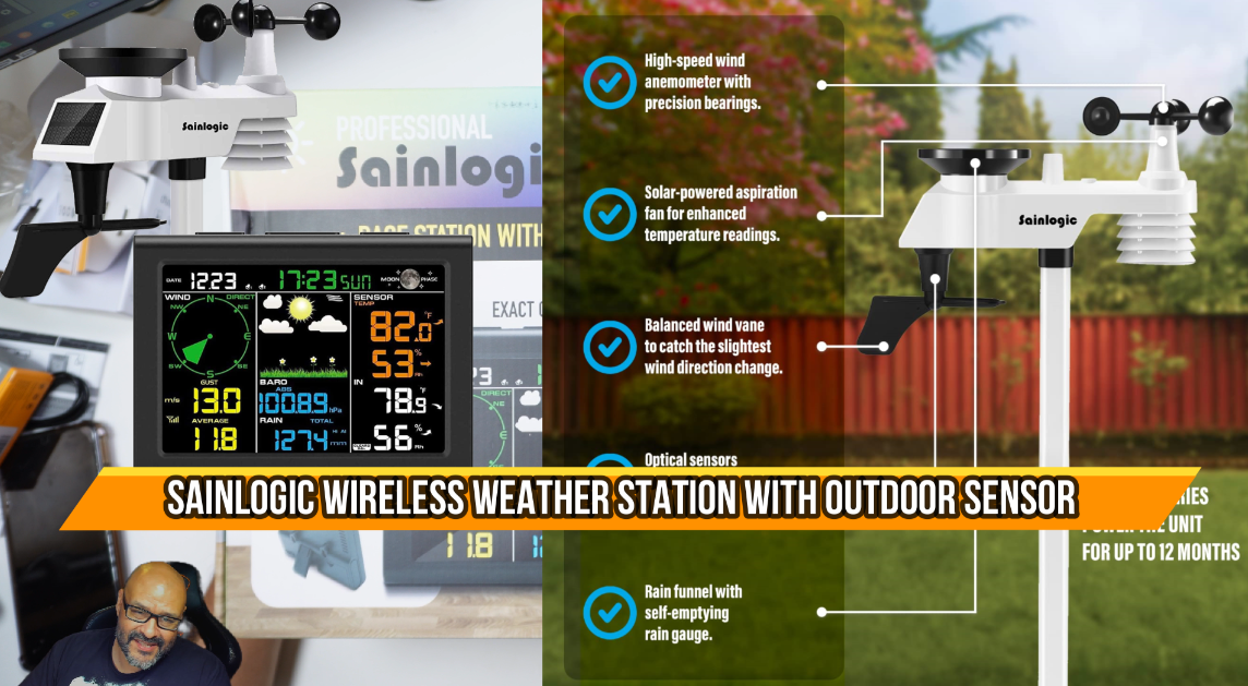 Watch Sainlogic Wireless Weather Station with Outdoor Sensor on Amazon Live