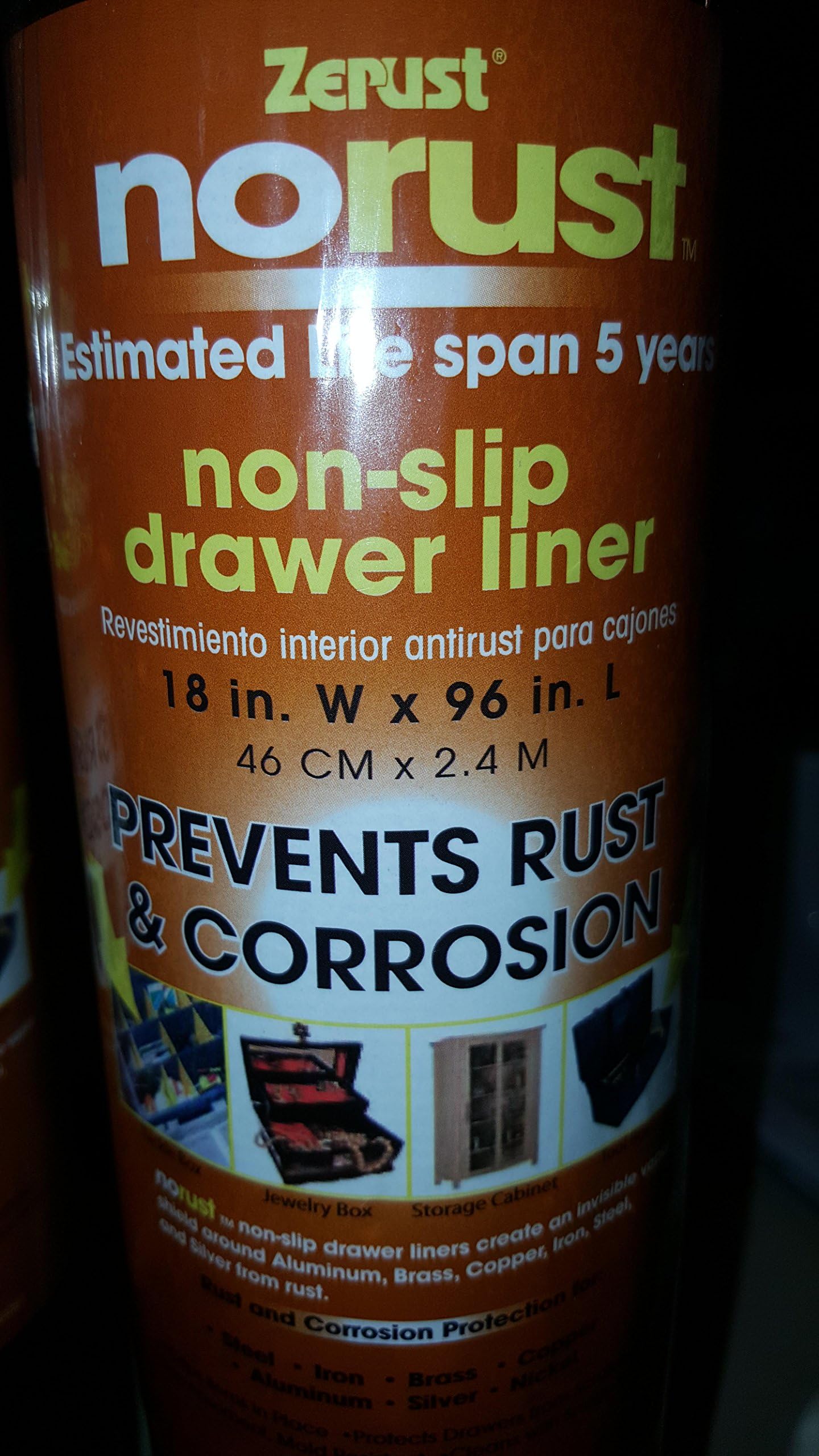 Amazon.com - Zerust 91140 Anti-Rust And Corrosion Drawer Liner Black ...