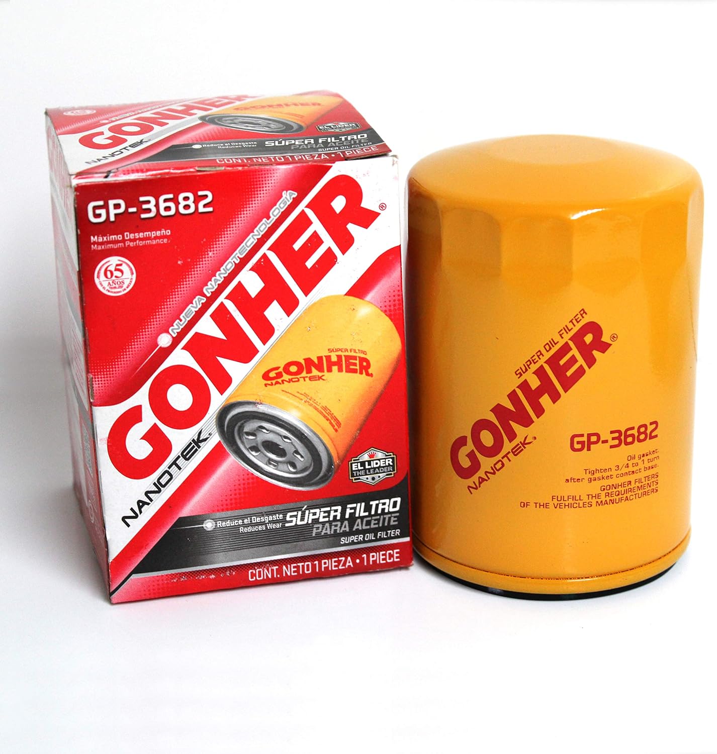 Gonher GP-3682 Filtro para Aceite, Tipo Sellado : Amazon.com.mx: Herramientas y Mejoras del Hogar