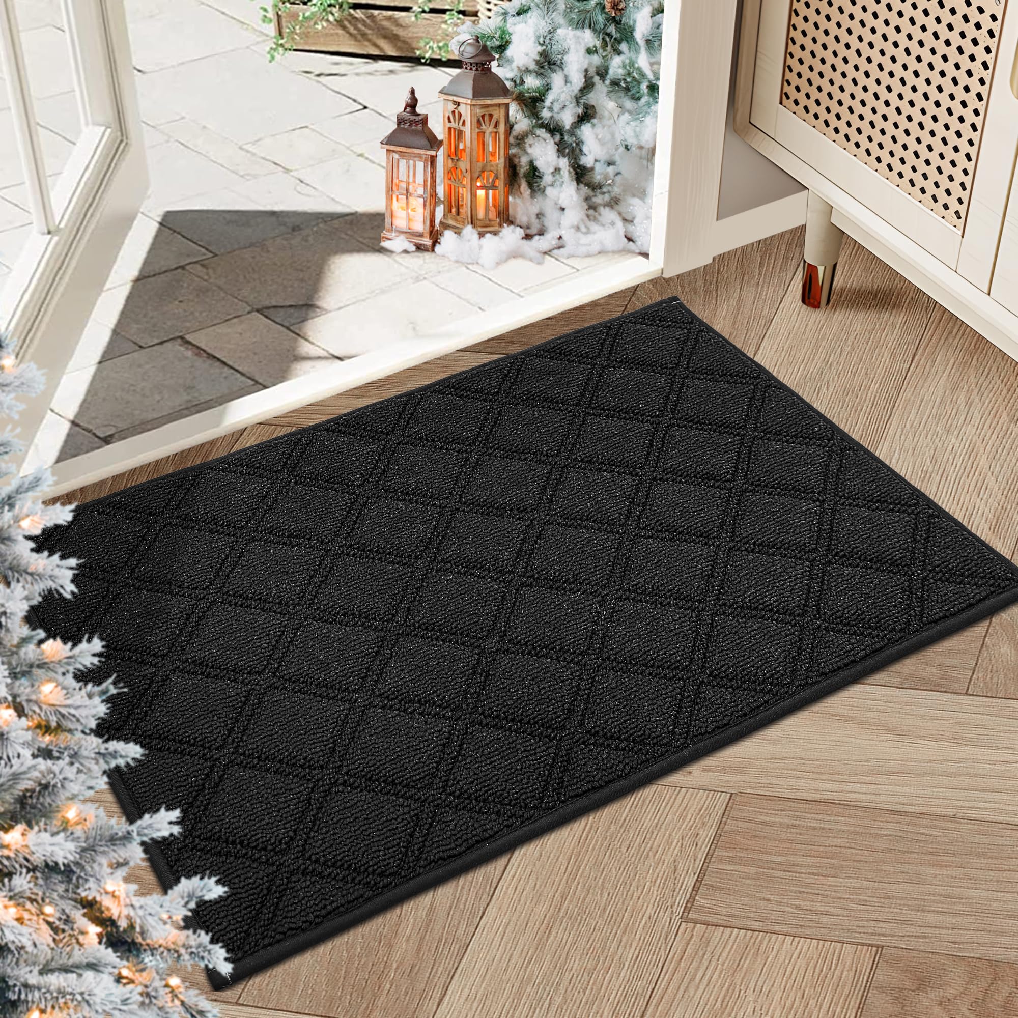 BEQHAUSE Door Mat 20" x 32", Front Back Door Mat Non-Slip, Absorbent ...