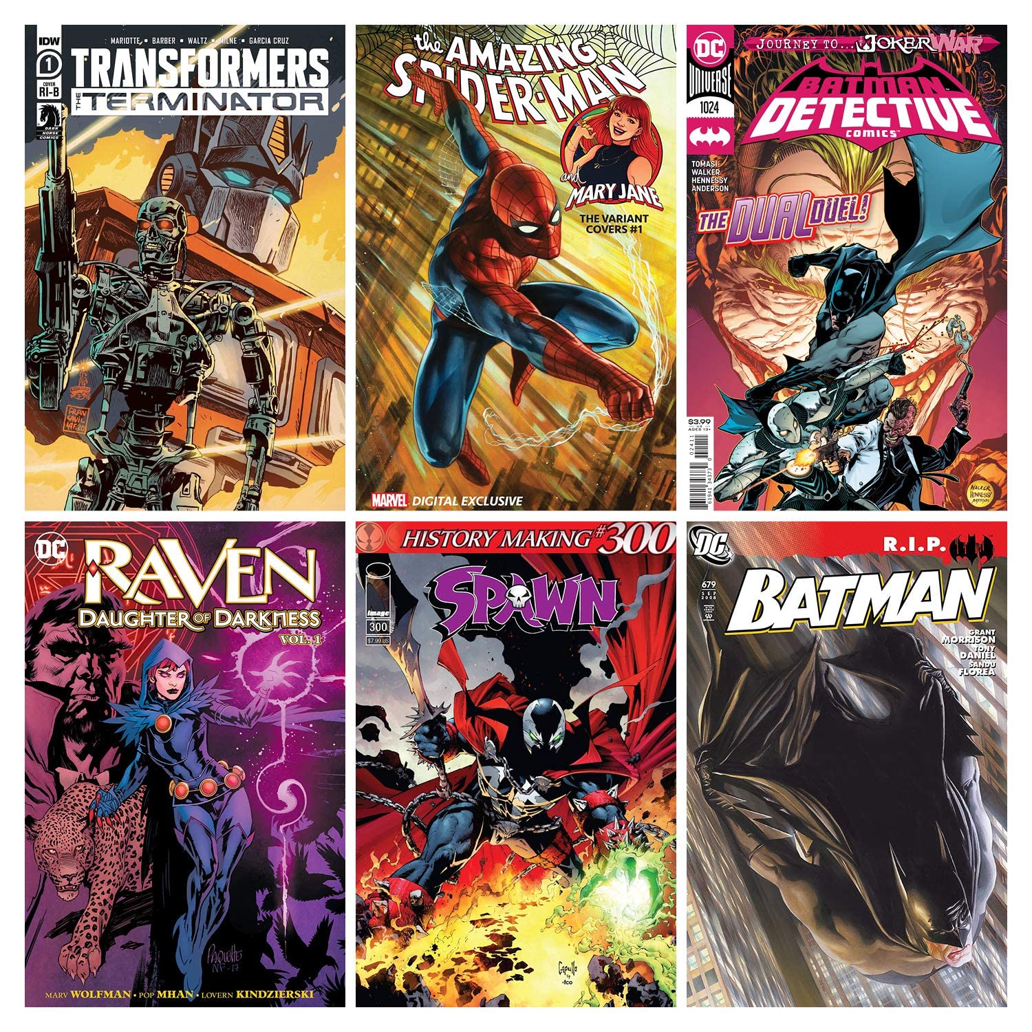 Gh Poster Set Of 6 Superhero Comic Book Cover Posters | Desertcart Japan