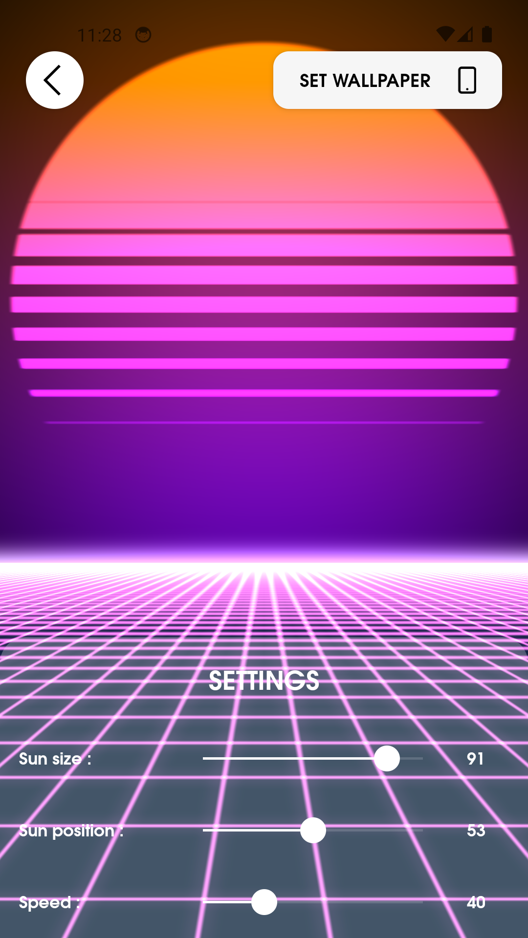 Retrowave Screensaver & Live Wallpaper for Fire TV and Tablets - App on ...