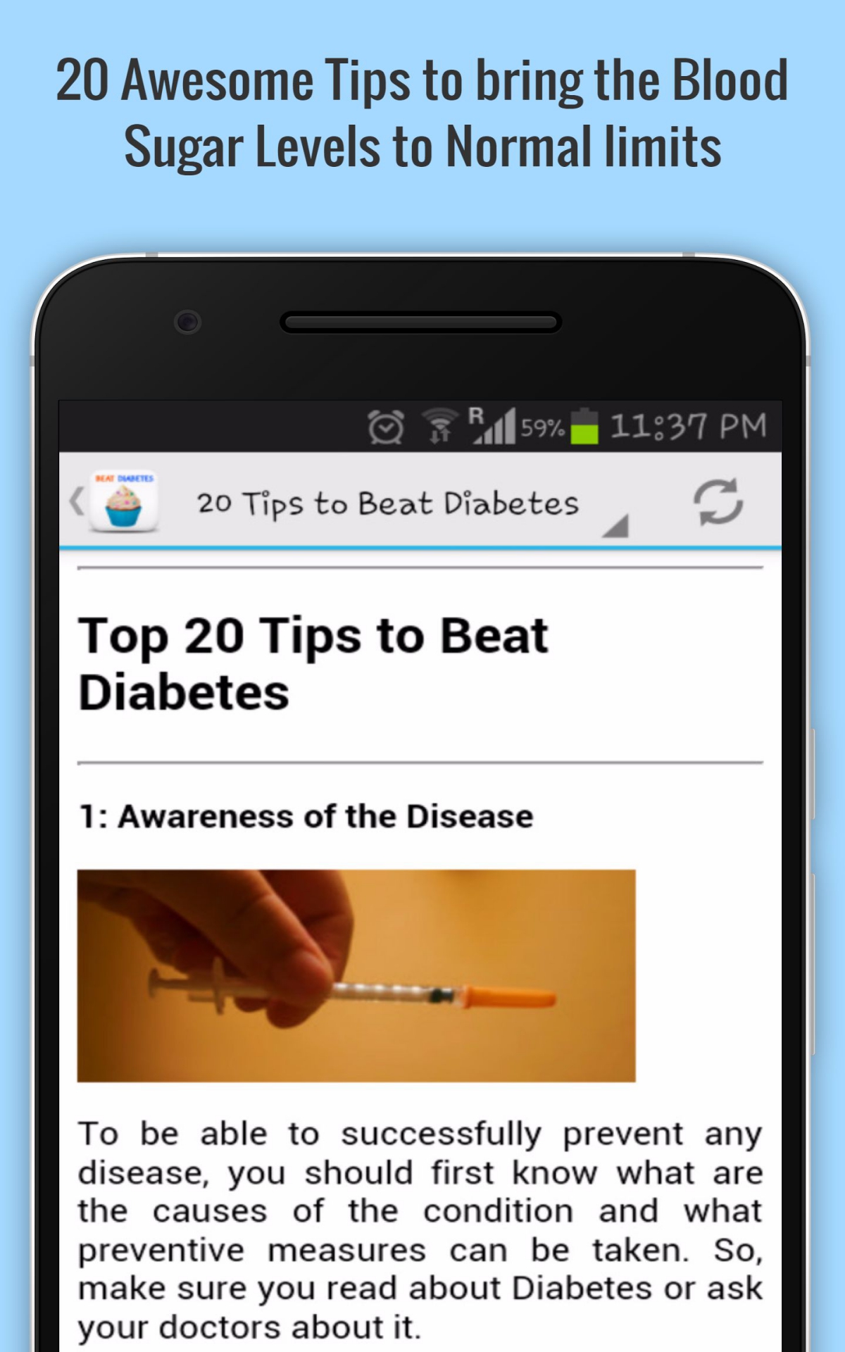 Beat Diabetes - App on Amazon Appstore