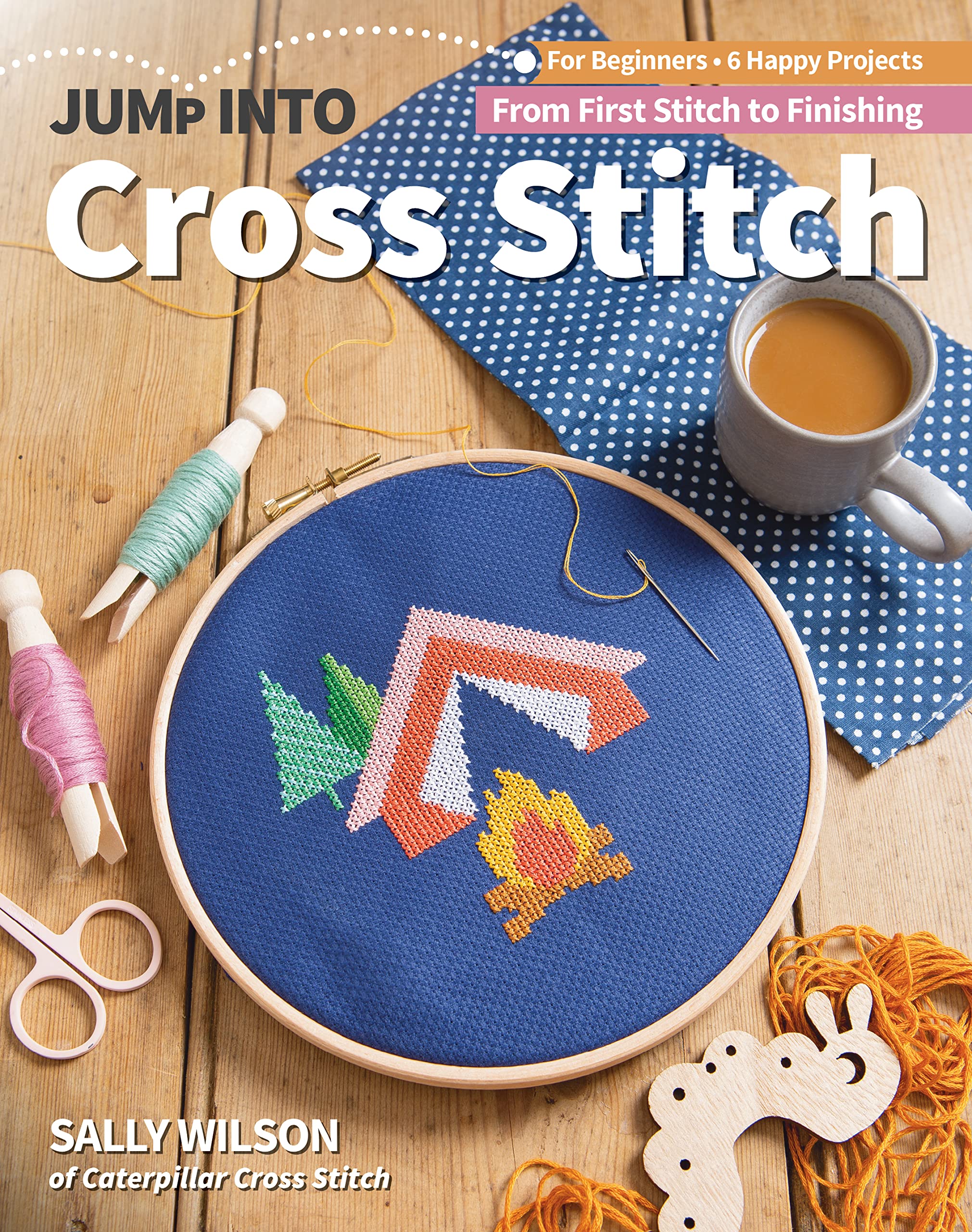 Amazon | Jump into Cross Stitch: For Beginners, 6 Happy Projects, from ...