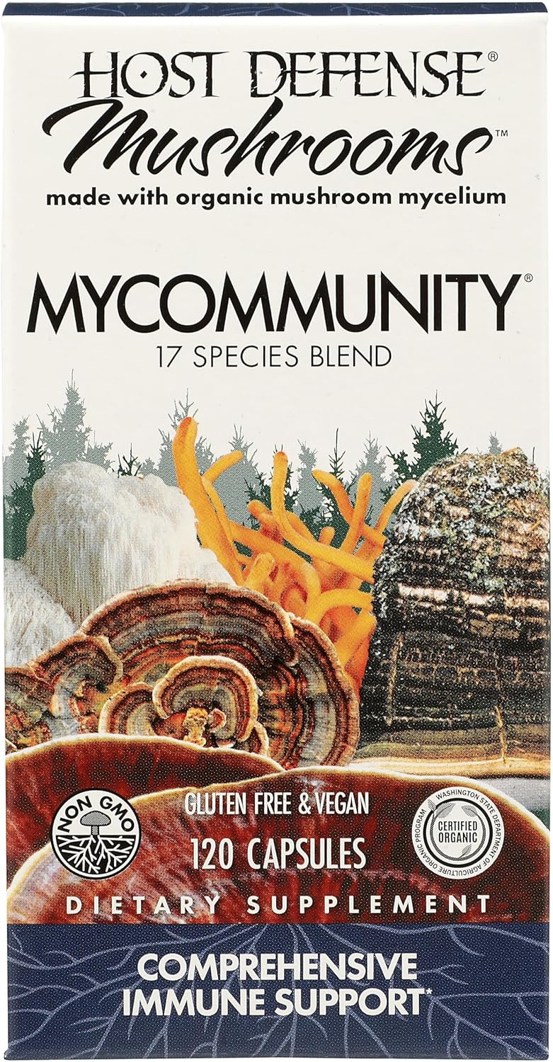 Amazon.com: Host Defense, MyCommunity Capsules, Advanced Immune Support ...
