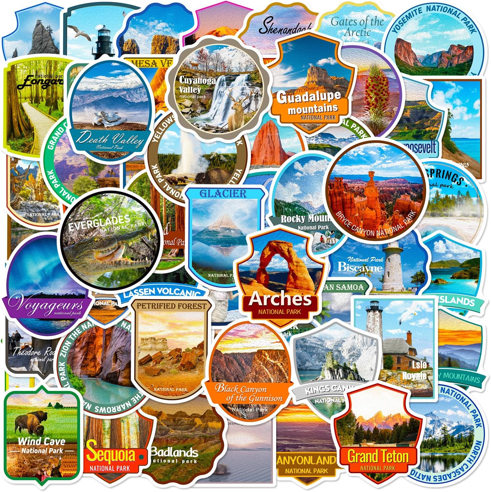 Amazon.com: Scoleswall 20 Pcs Stickers Pack Great Waterproof Smoky ...