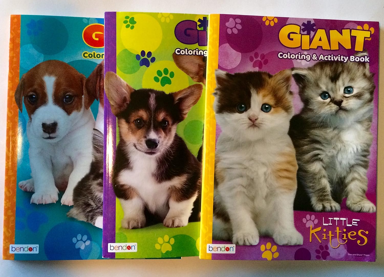 Amazon.com: 3 pack Giant Coloring & Activity Book by Bendon Assorted ...